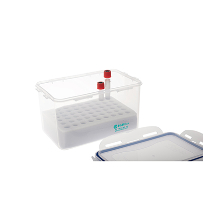 Manufacturer of plastic boxes for transporting biological samples